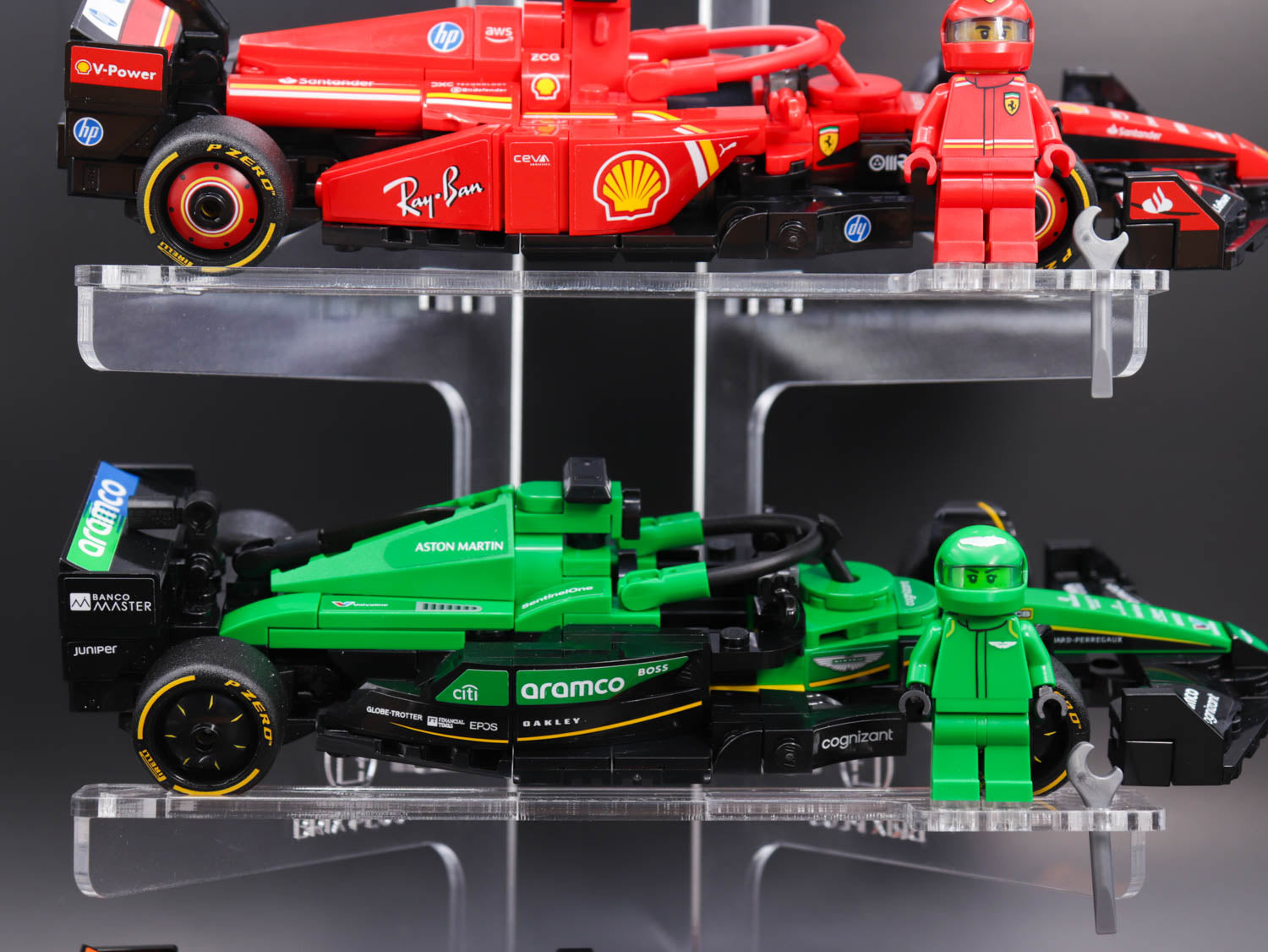 Display Stand fits four LEGO® Speed Champions Cars – Brix Plus